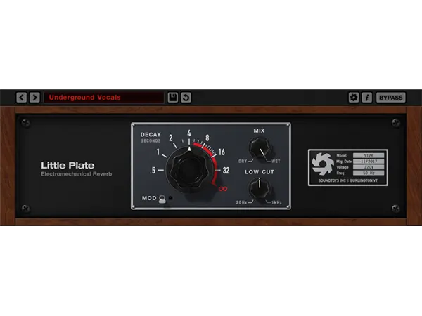 Soundtoys Little Plate - Reverb VST Audio Plugin